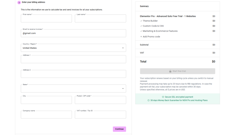 Elementor Free Trial 2026 – Get 7 Days of Pro Access